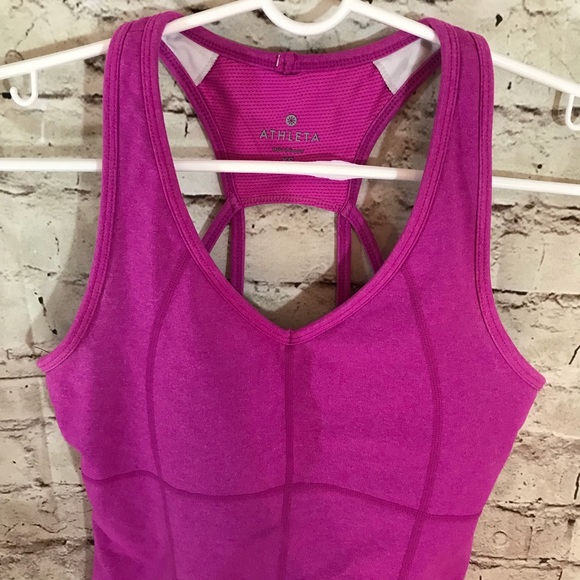 Athleta | Tops | Athleta Equator Pink Racerback Tank Top | Poshmark